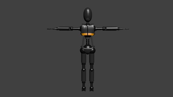 3d aid-nightmare robot model