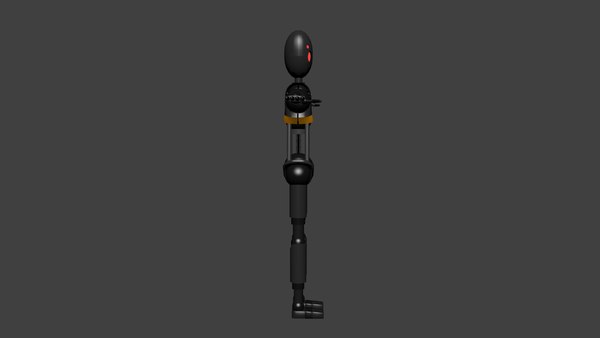 3d aid-nightmare robot model