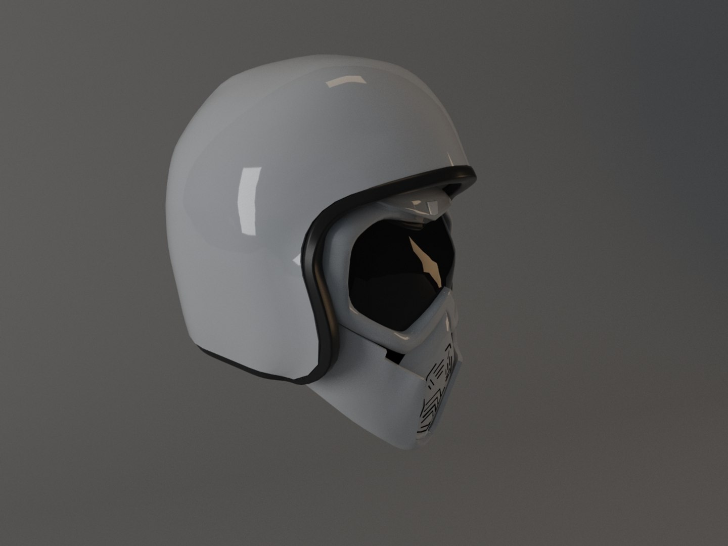 Motorcycle Open Helmet Mask 3D - TurboSquid 1262459
