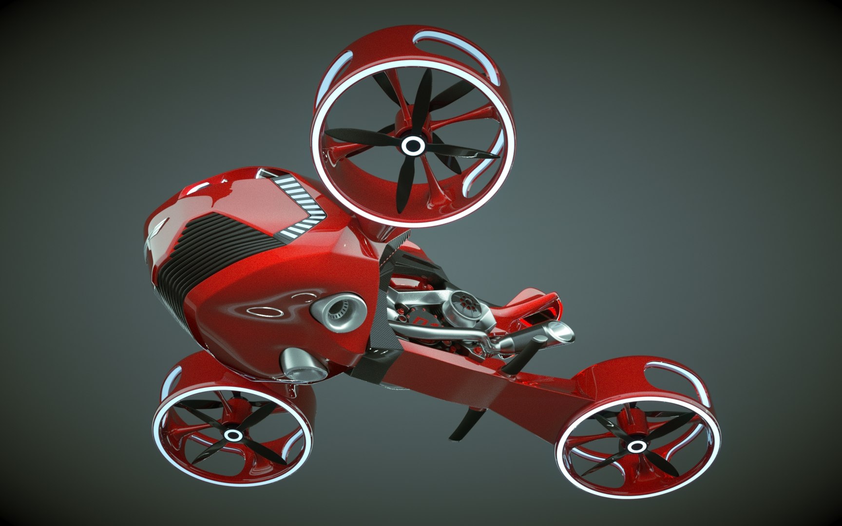 3D T Copter Bike 04 Model - TurboSquid 1985719