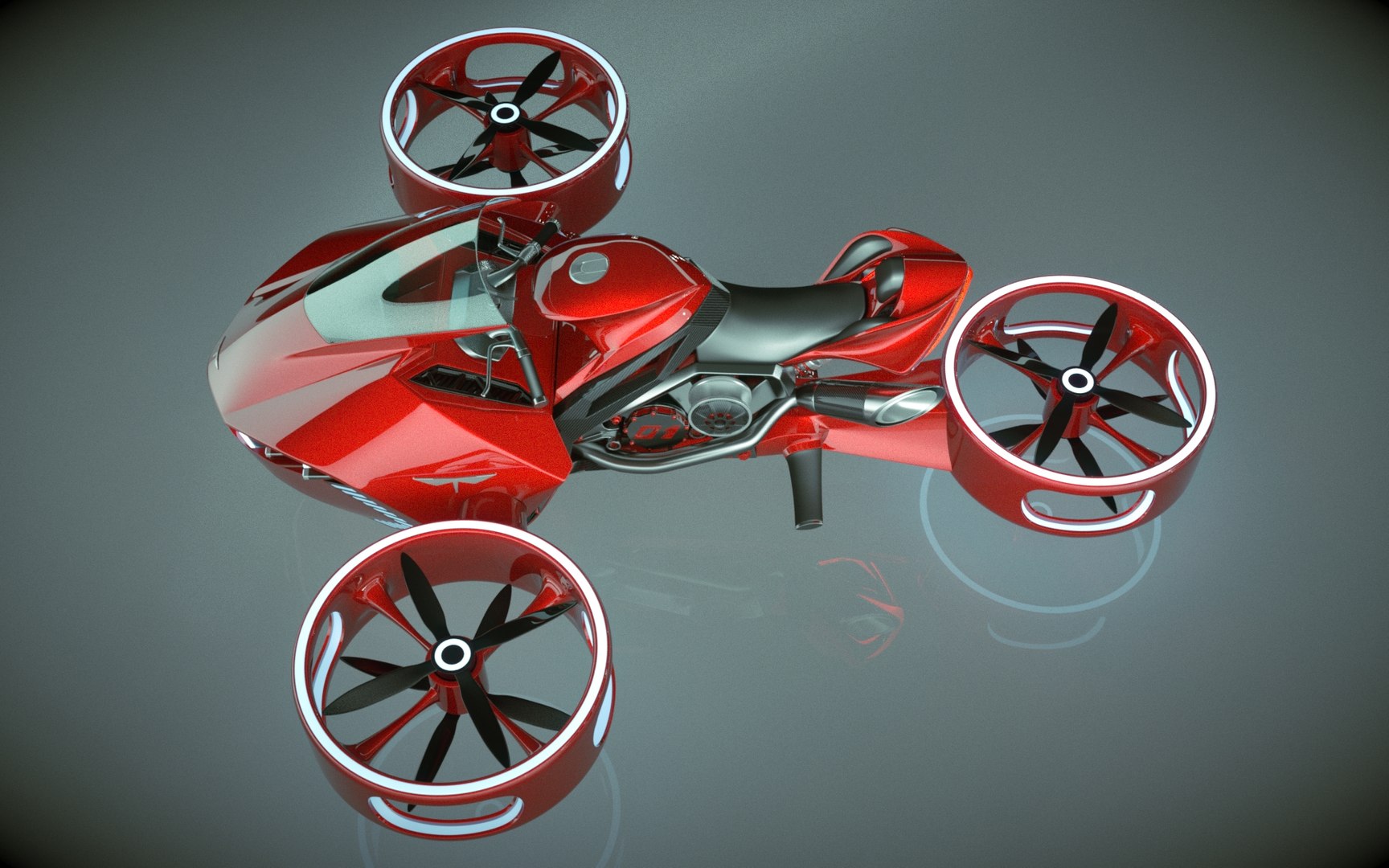3D T Copter Bike 04 Model - TurboSquid 1985719