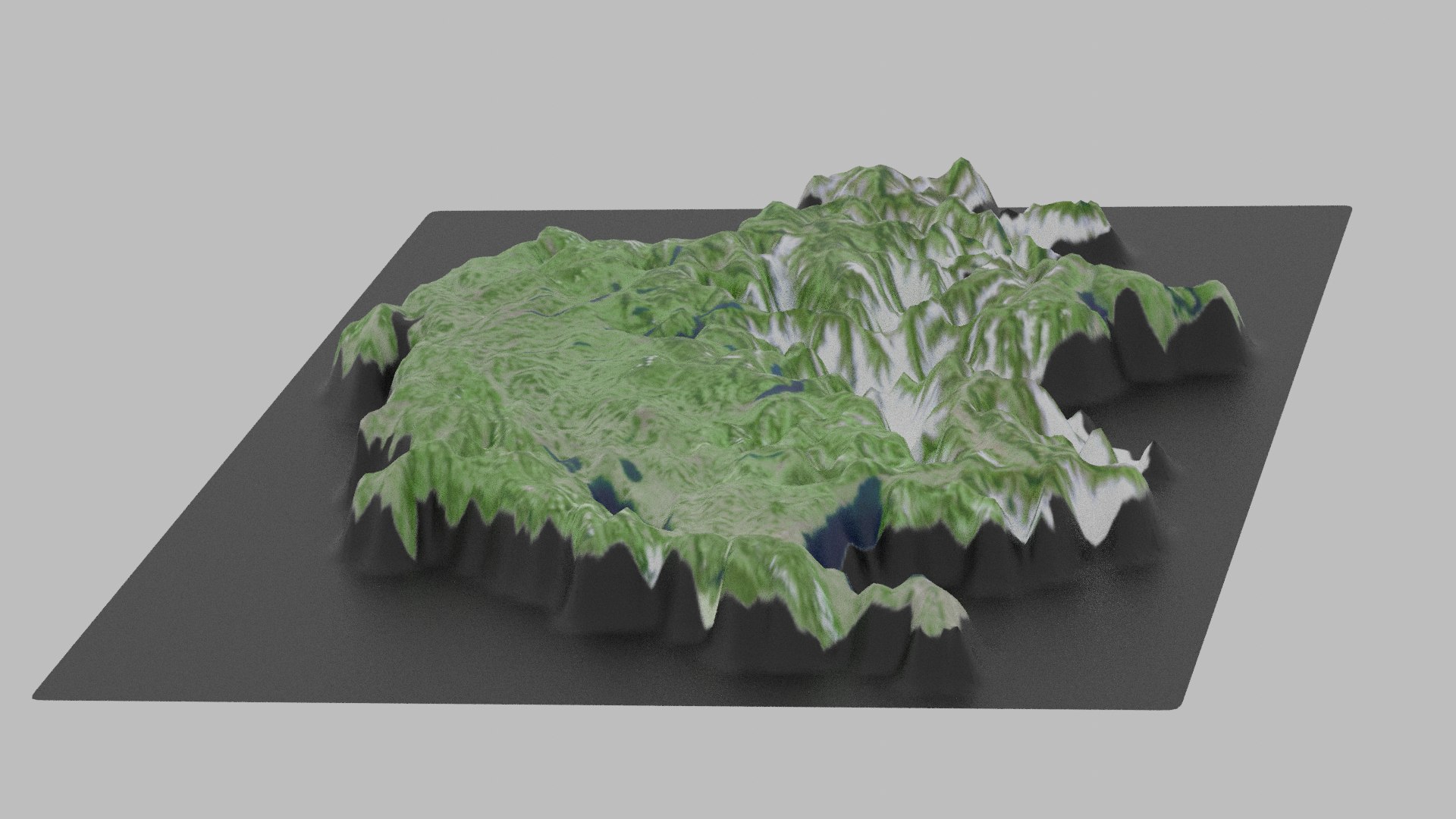 3D Switzerland Map Country Model - TurboSquid 2076375