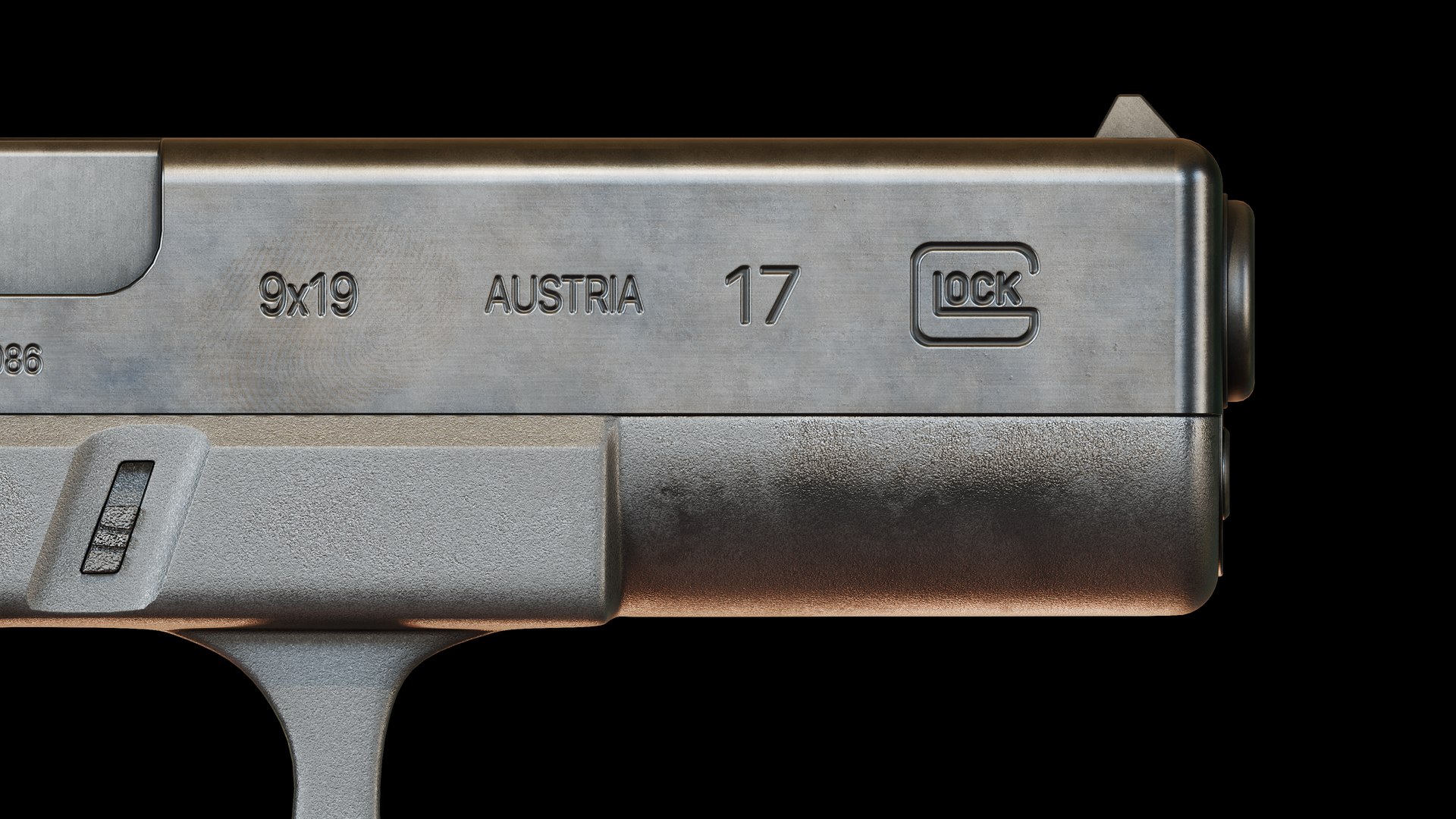 Glock 17 3D Model - TurboSquid 2355440