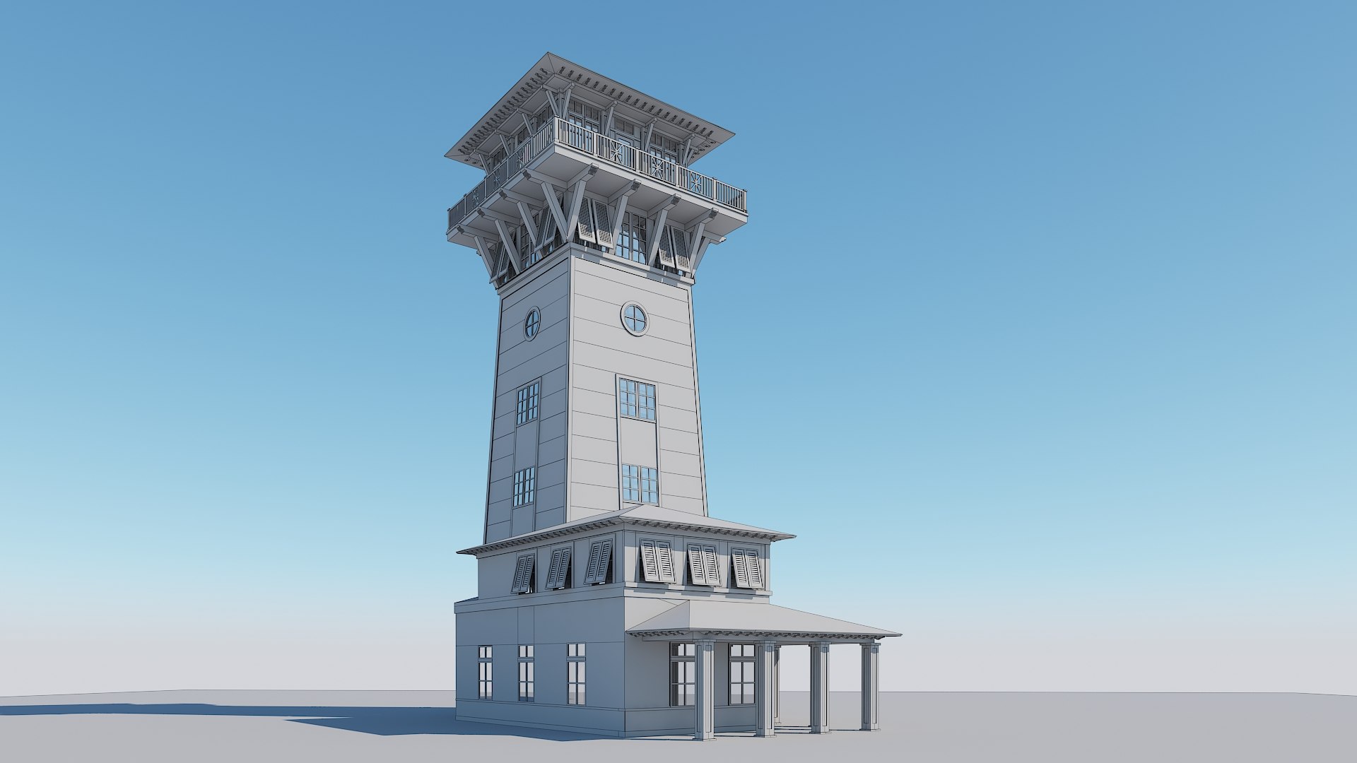 Bahama Lighthouse 3D - TurboSquid 1512131