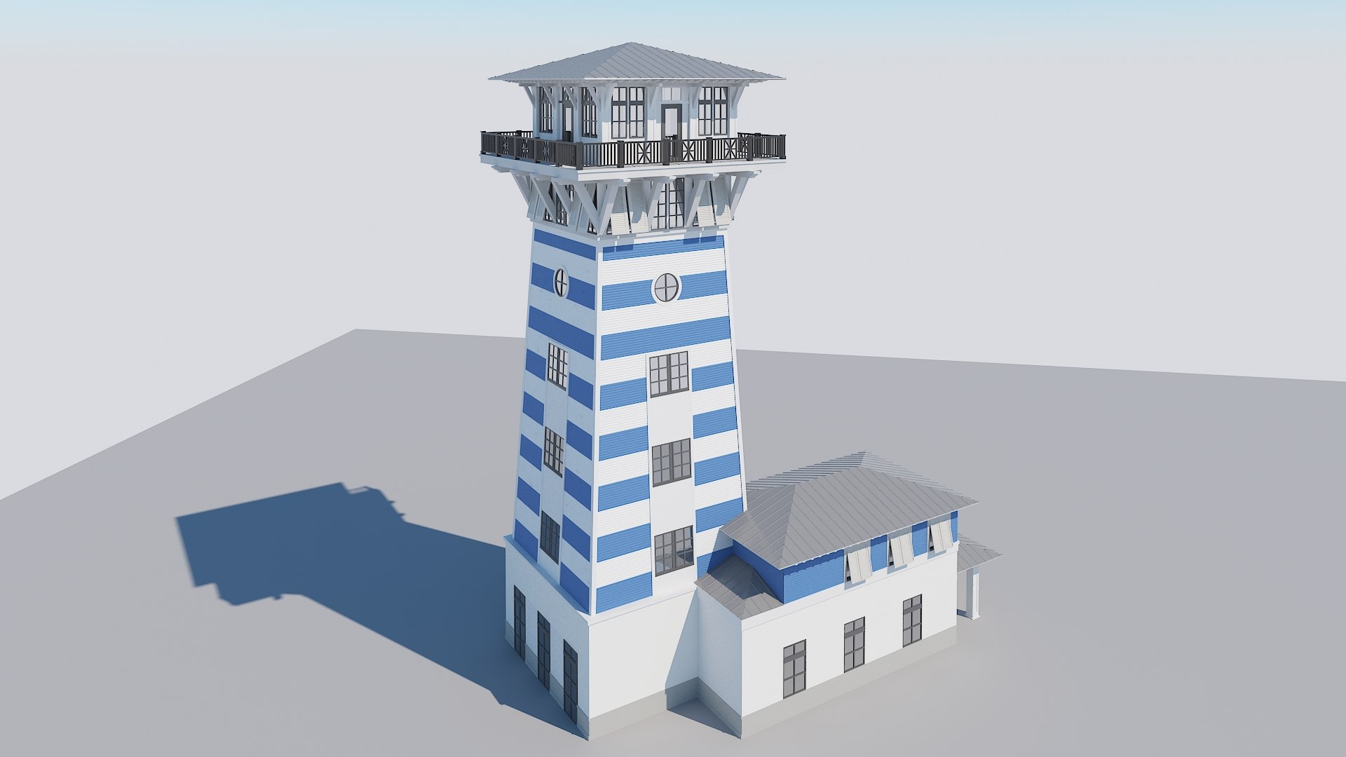 Bahama Lighthouse 3D - TurboSquid 1512131