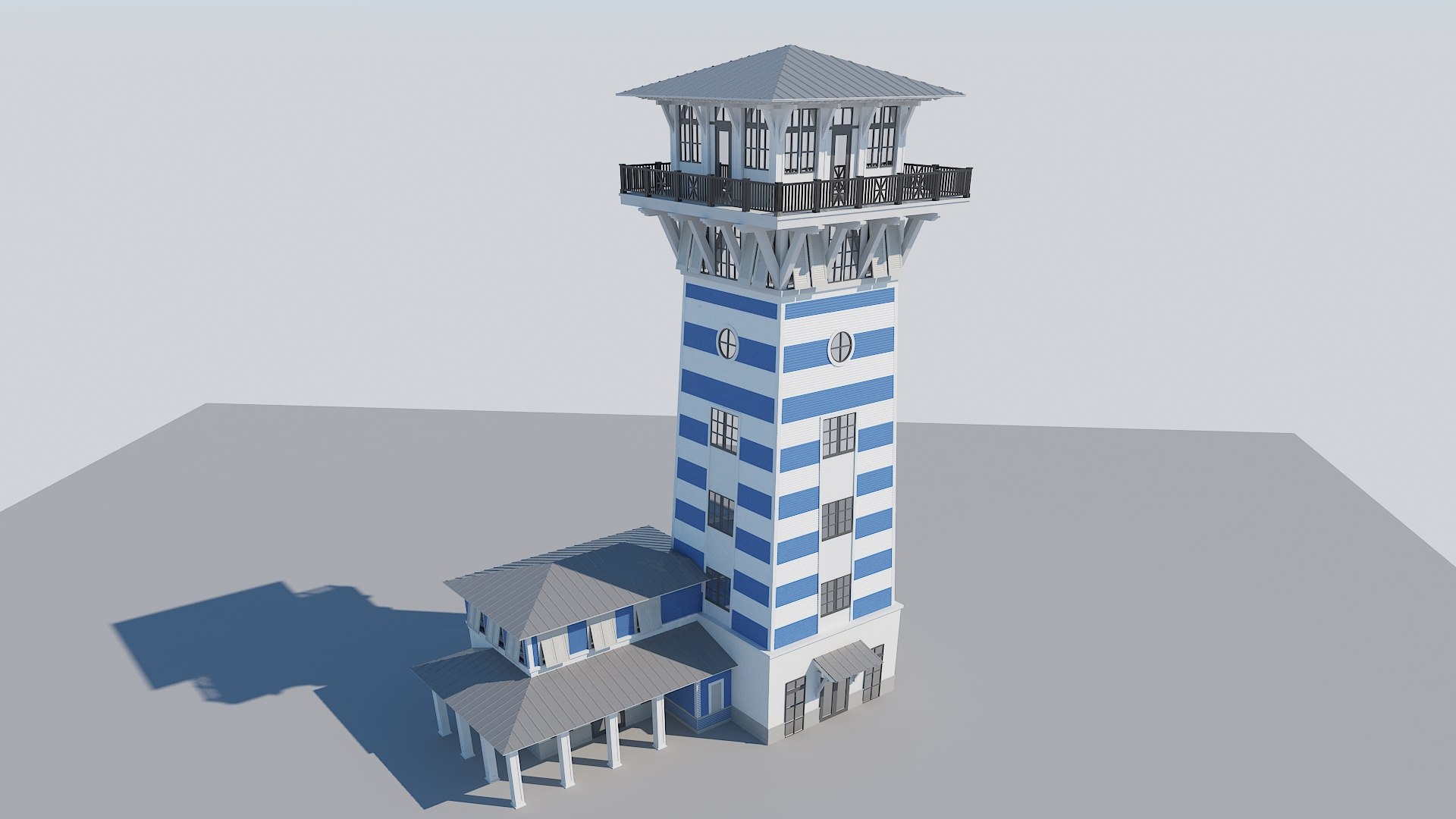 Bahama Lighthouse 3D - TurboSquid 1512131