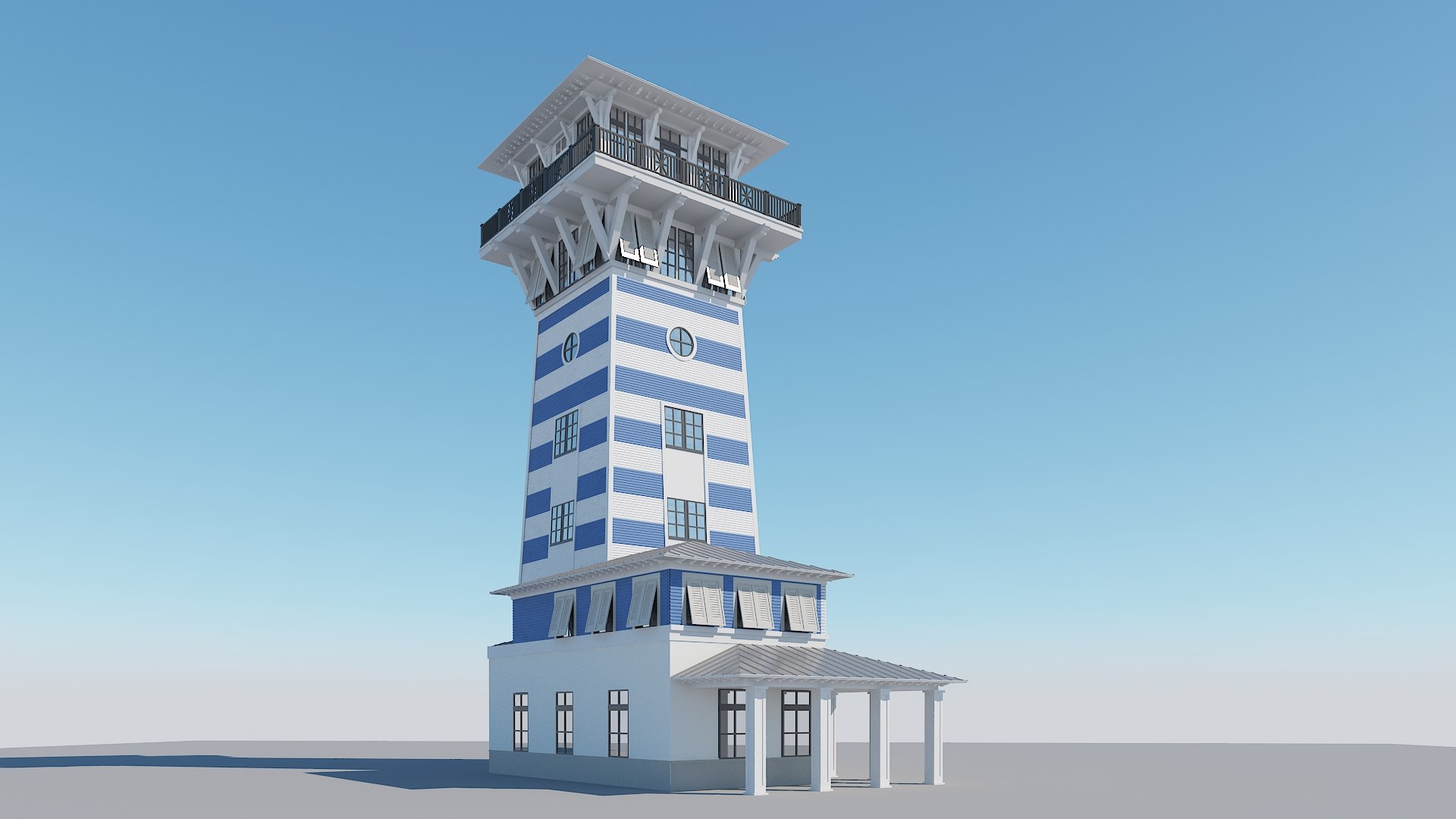 Bahama Lighthouse 3D - TurboSquid 1512131