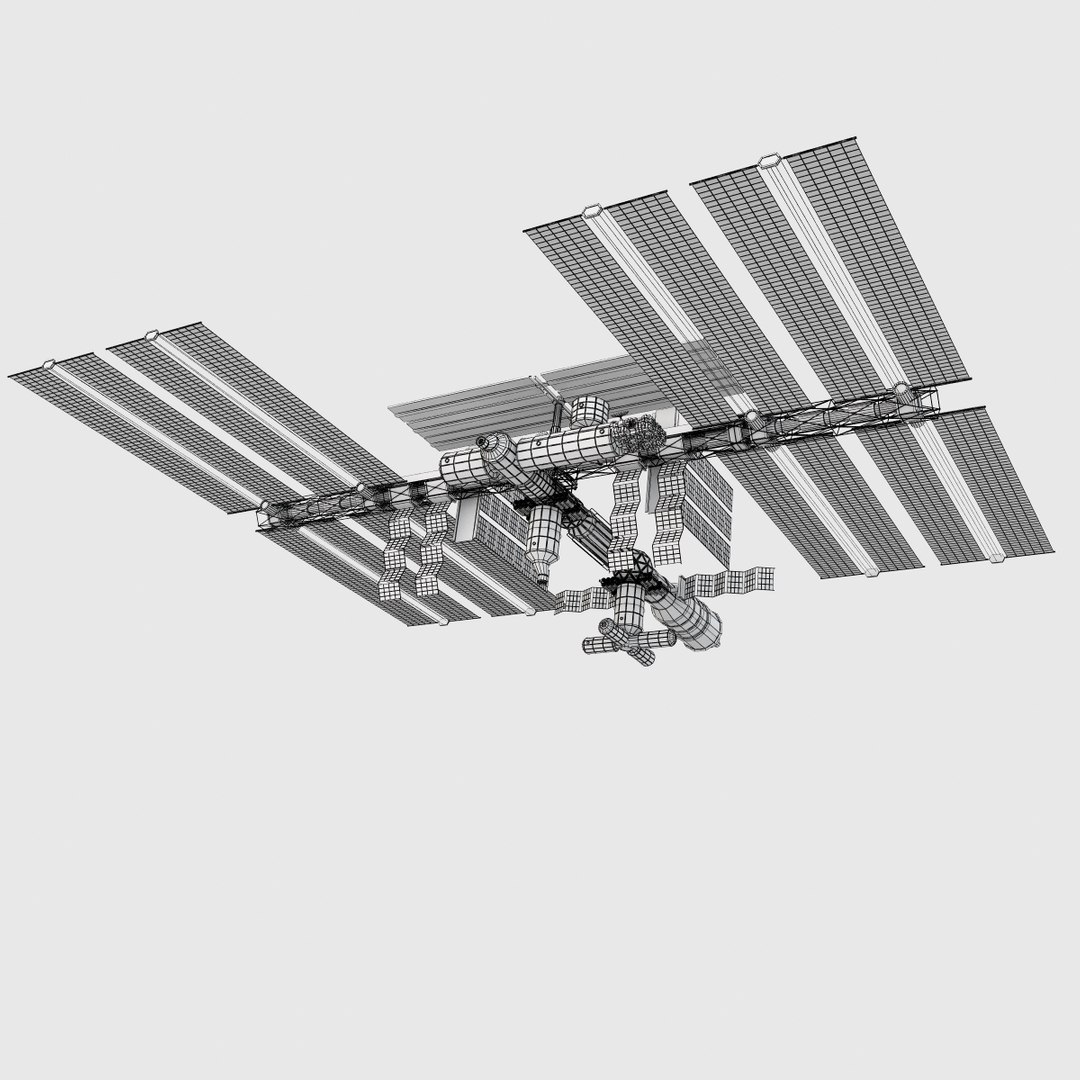 Space Station Veve 001 3d Model