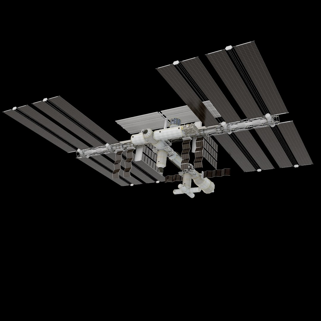 Space Station Veve 001 3d Model