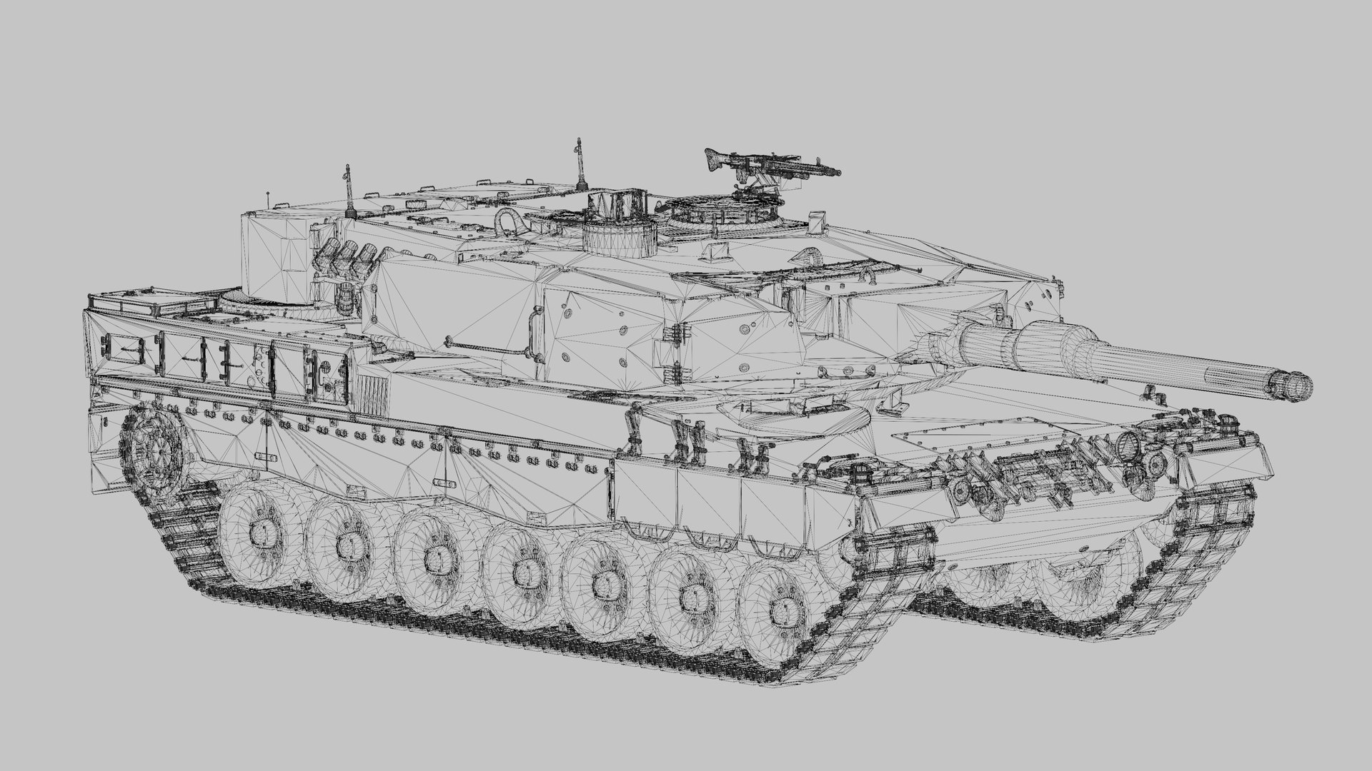 3D Model Leopard 2PL - TurboSquid 2332221