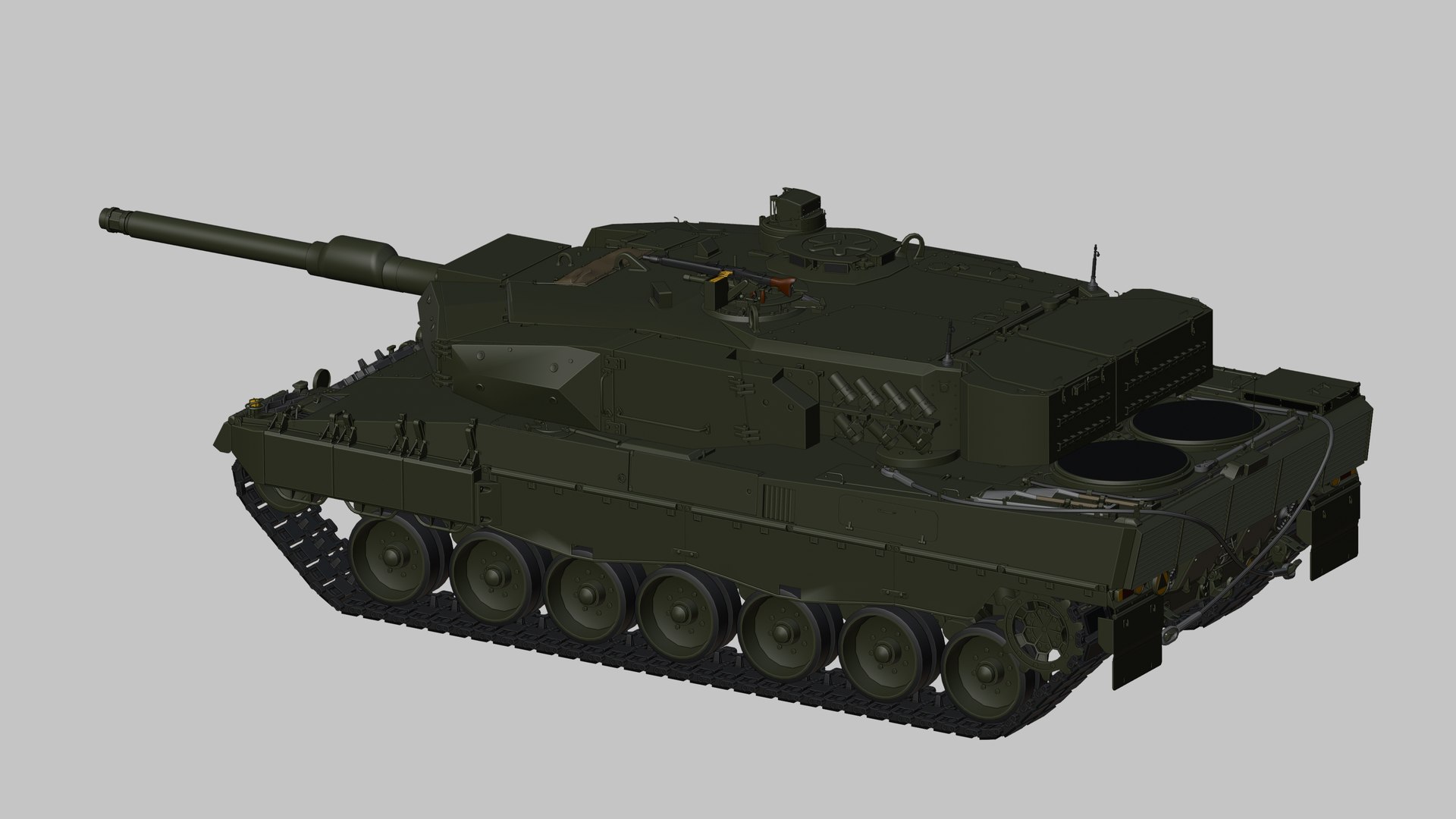 3D Model Leopard 2PL - TurboSquid 2332221