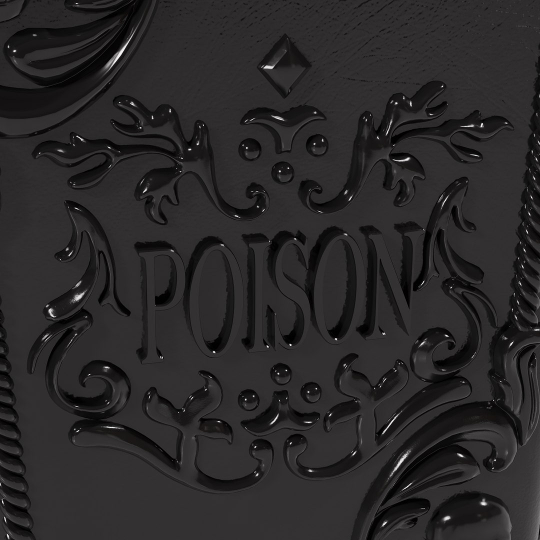 Poison Bottle 3D Model - TurboSquid 2386602