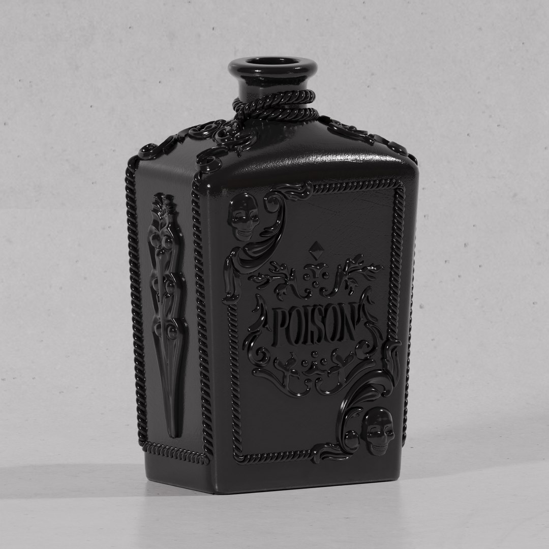 Poison Bottle 3D Model - TurboSquid 2386602