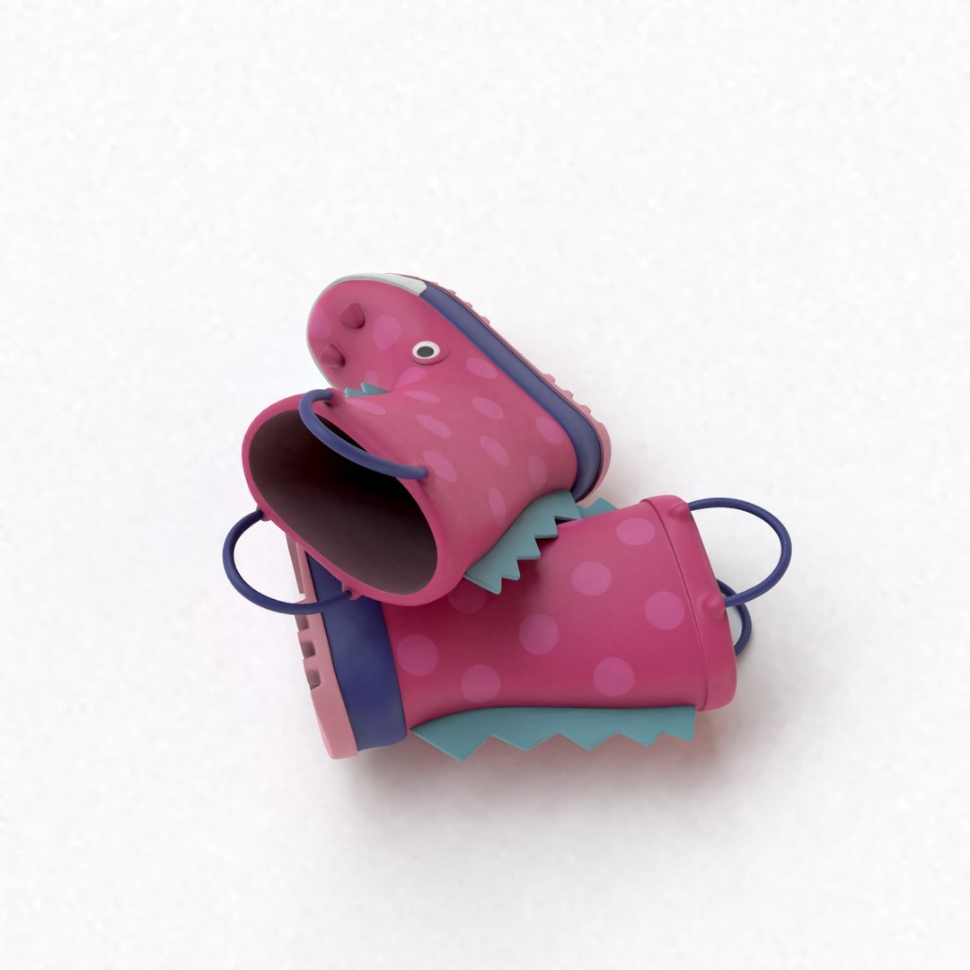 3D Kids Boots Dragon - TurboSquid 1386999