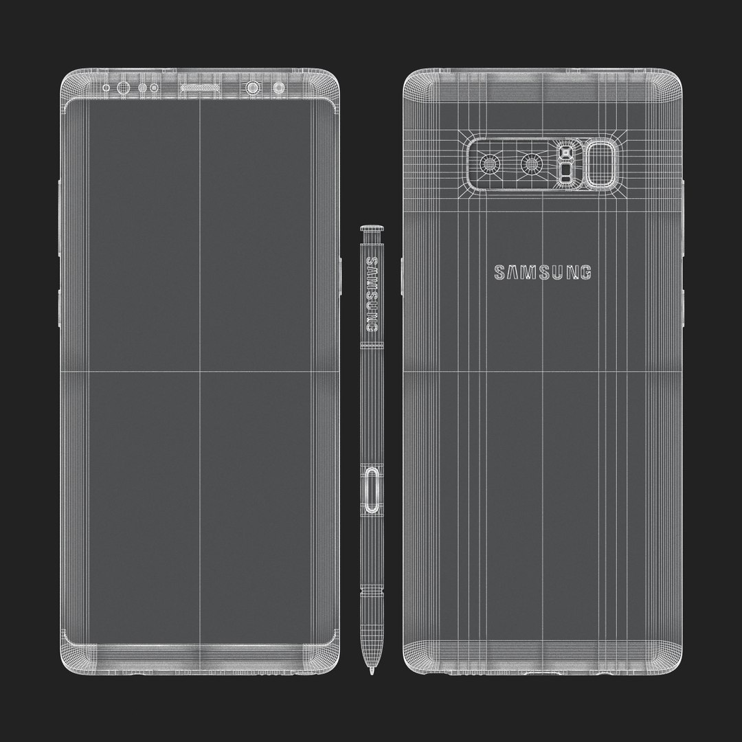 Samsung galaxy note 3D model - TurboSquid 1202009