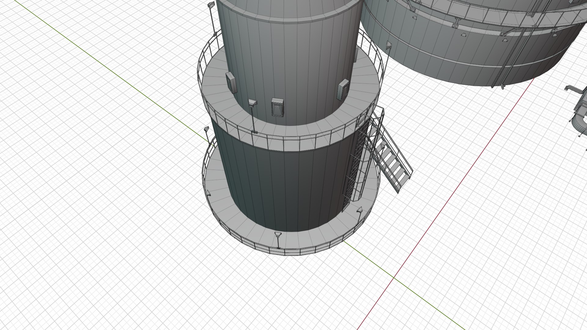 Refinery Module 2 3D model - TurboSquid 2068252