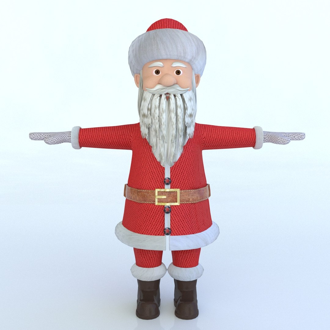 Santa Claus 3D Model - TurboSquid 1327034