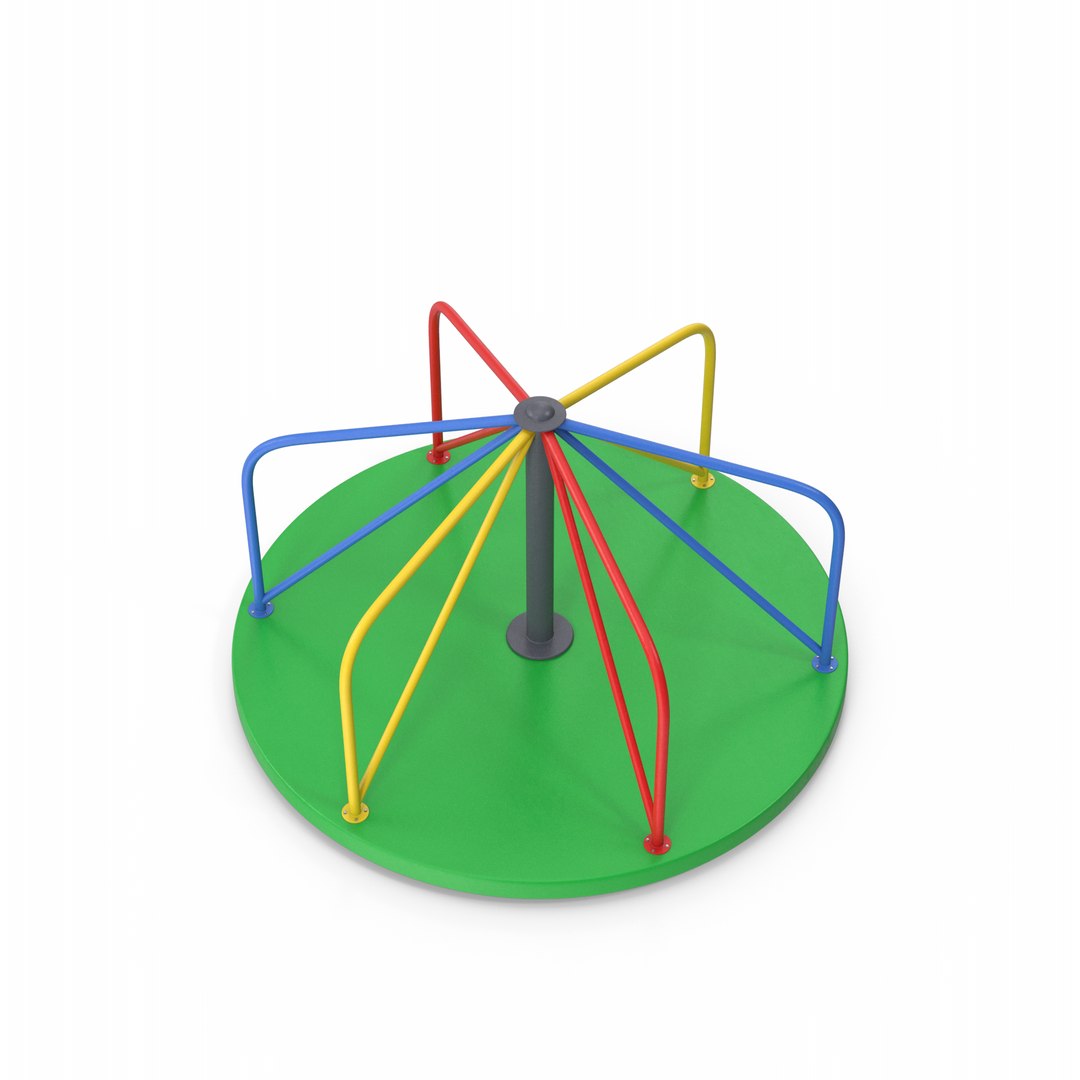 Playground Roundabout 3D Model - TurboSquid 2163391