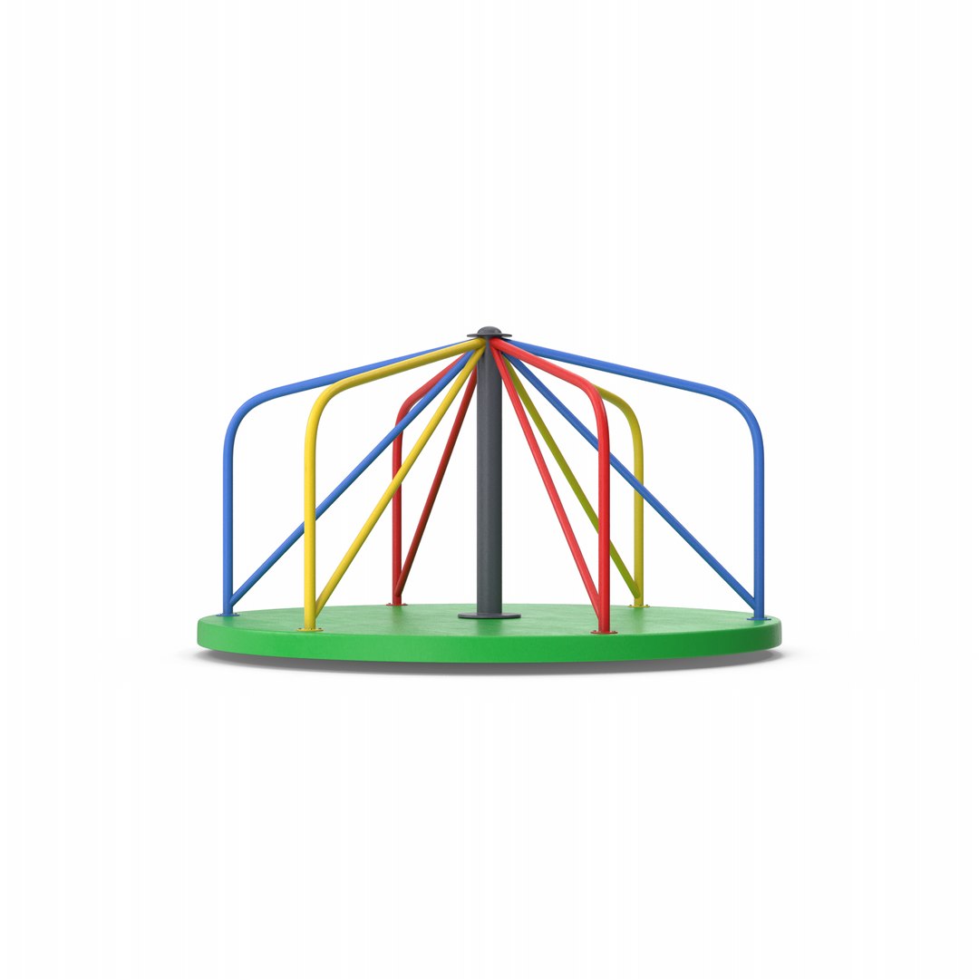 Playground Roundabout 3D Model - TurboSquid 2163391