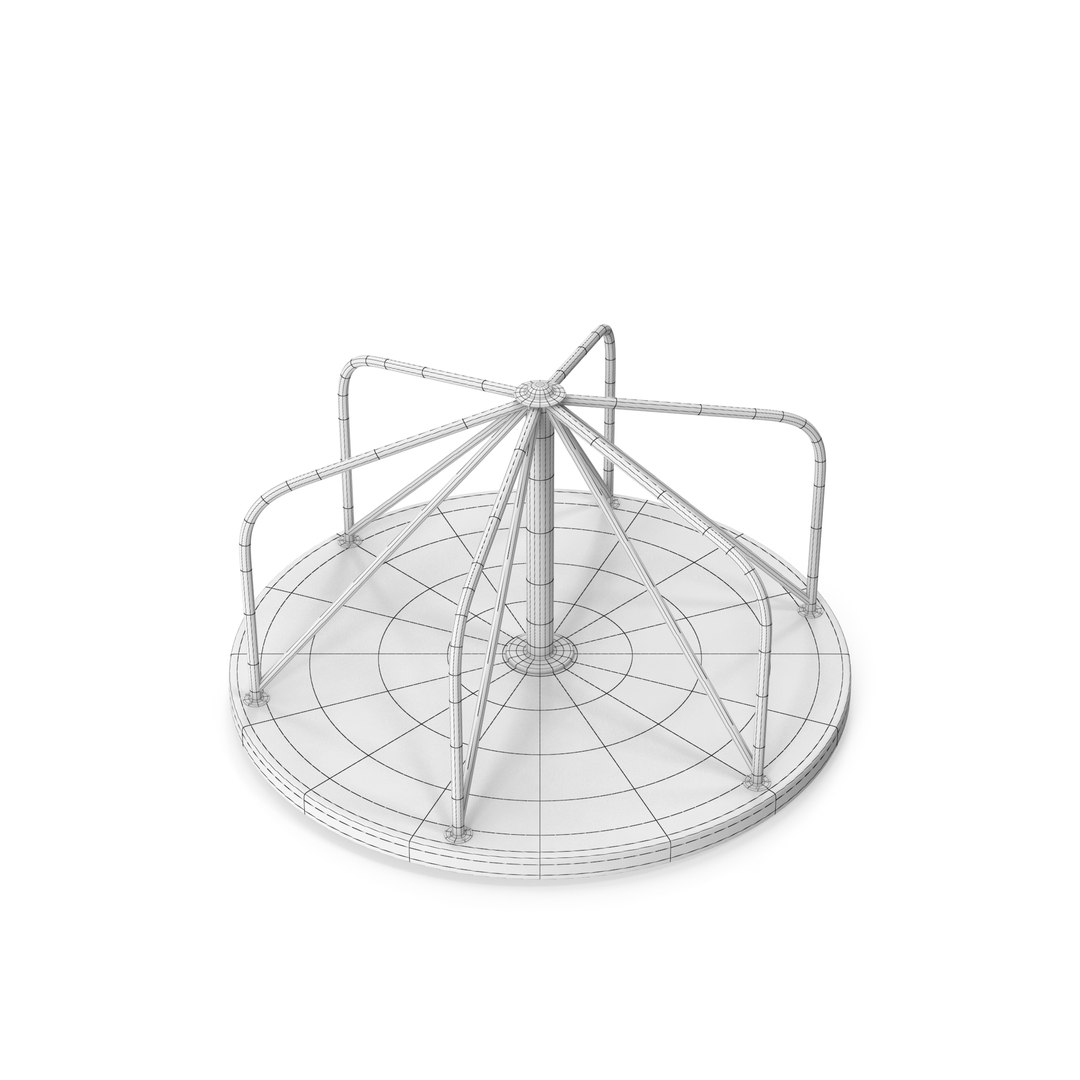 Playground Roundabout 3D Model - TurboSquid 2163391