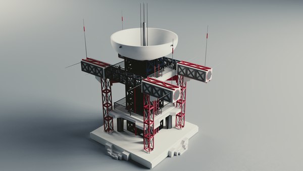 3D high-tech building 1 0 model - TurboSquid 1435170