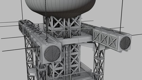 3D high-tech building 1 0 model - TurboSquid 1435170