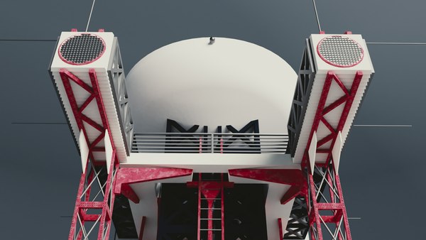 3D high-tech building 1 0 model - TurboSquid 1435170