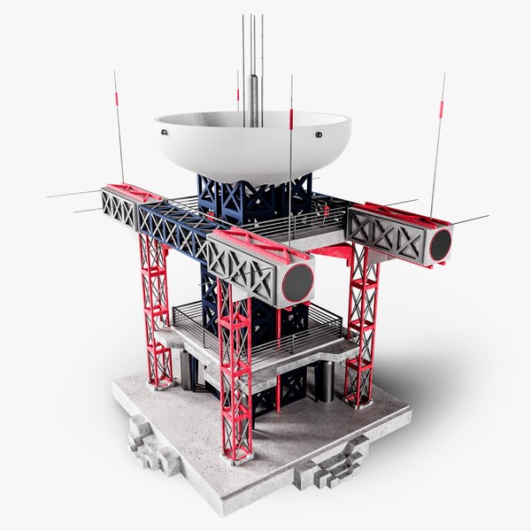 3D high-tech building 1 0 model - TurboSquid 1435170