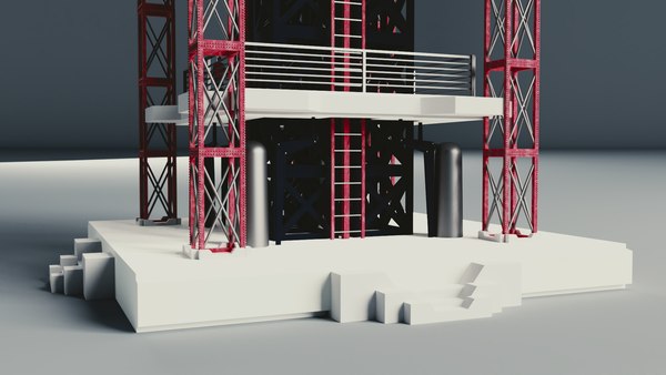 3D high-tech building 1 0 model - TurboSquid 1435170