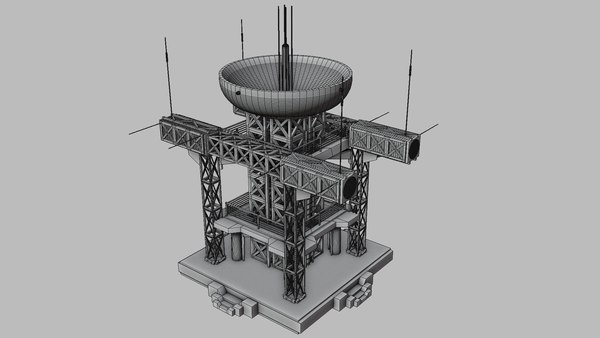 3D high-tech building 1 0 model - TurboSquid 1435170