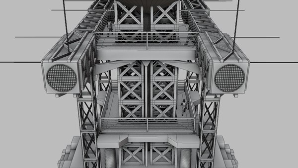 3D high-tech building 1 0 model - TurboSquid 1435170