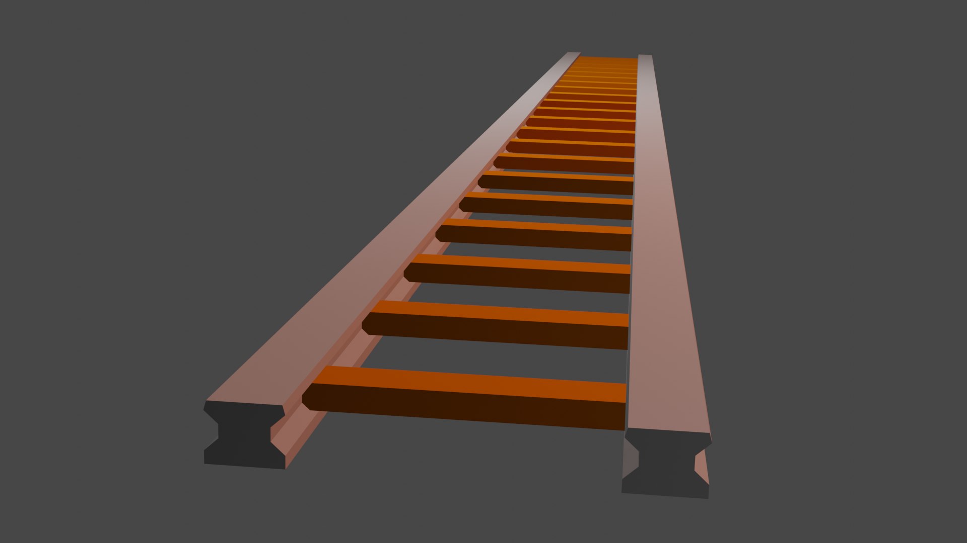 3D Train Tracks - Low Poly - TurboSquid 2260120