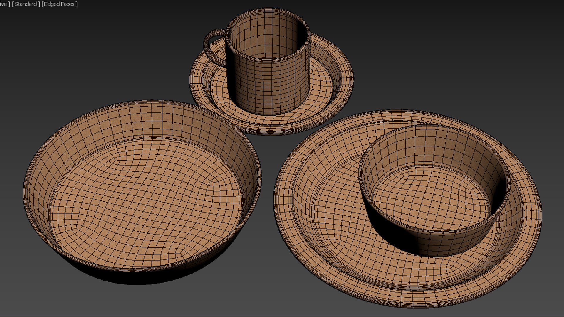 Dinnerware Set 3D - TurboSquid 2089785