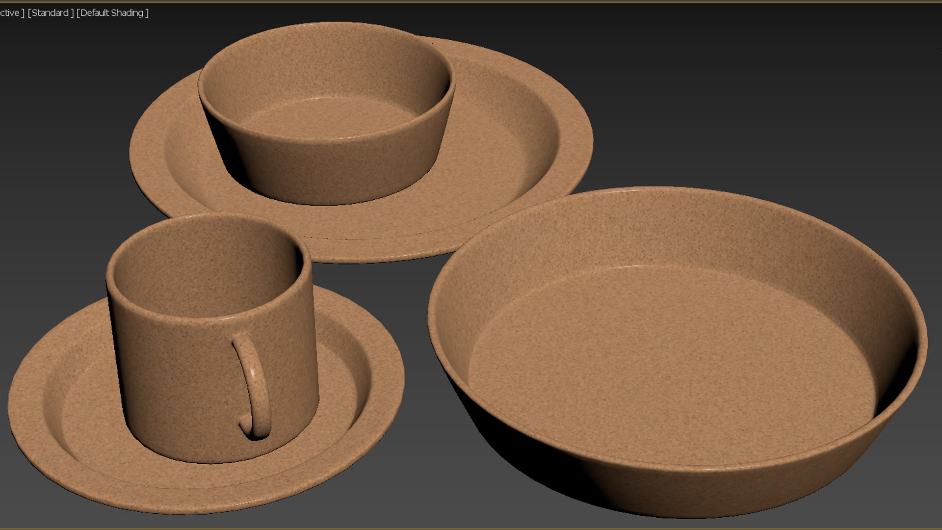 Dinnerware Set 3D - TurboSquid 2089785