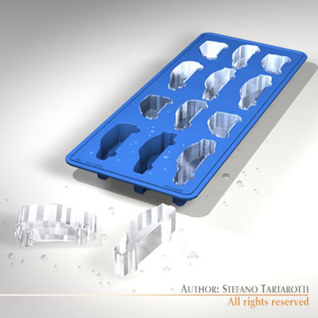 Ice Tray Cars 3d Model