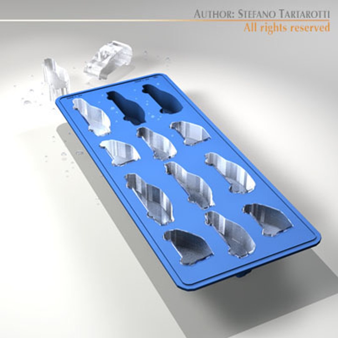 Ice Tray Cars 3d Model