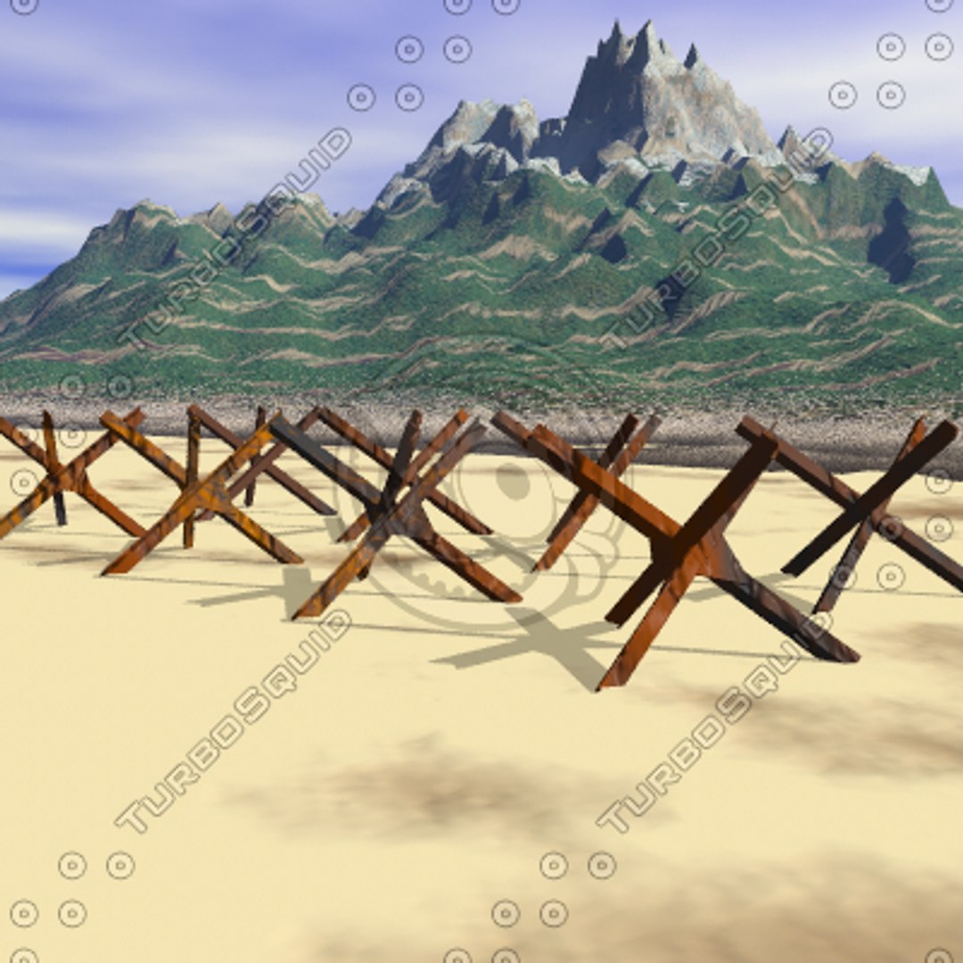 blockade barricade 3d model