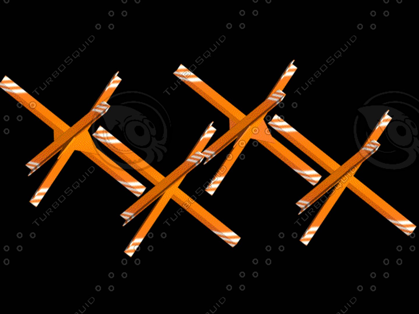 blockade barricade 3d model