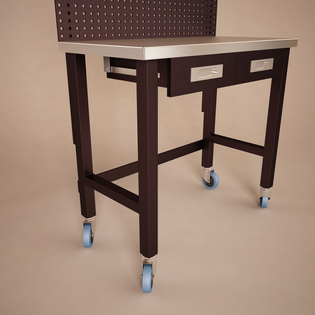 workbench table 3d model