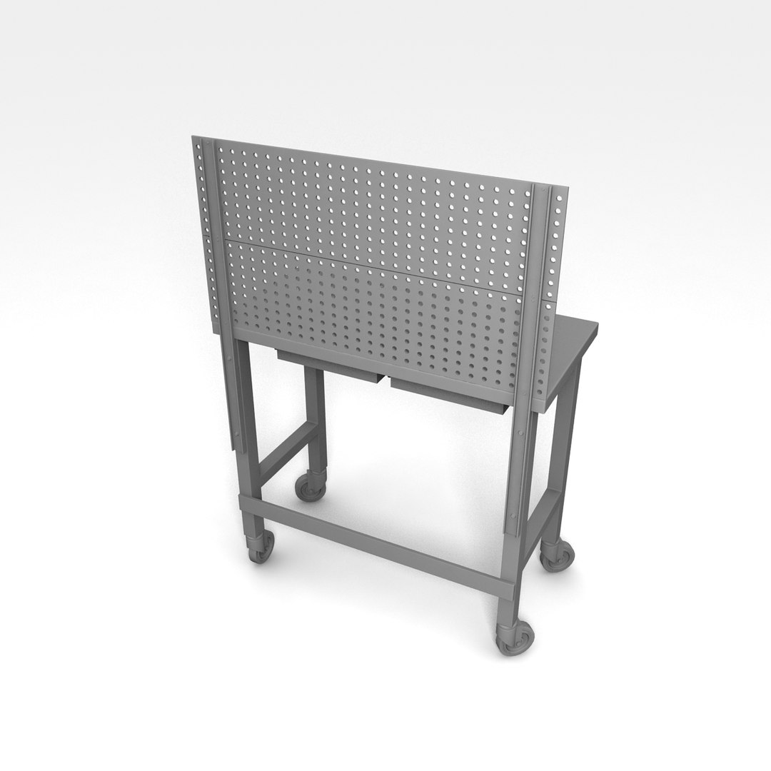 workbench table 3d model