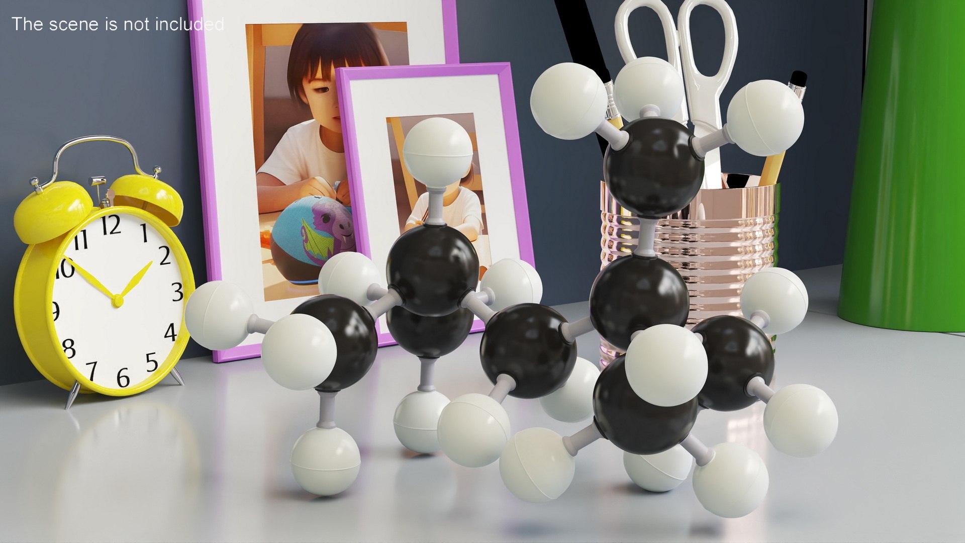 Octane Molecule Structure 3D Model - TurboSquid 2391466