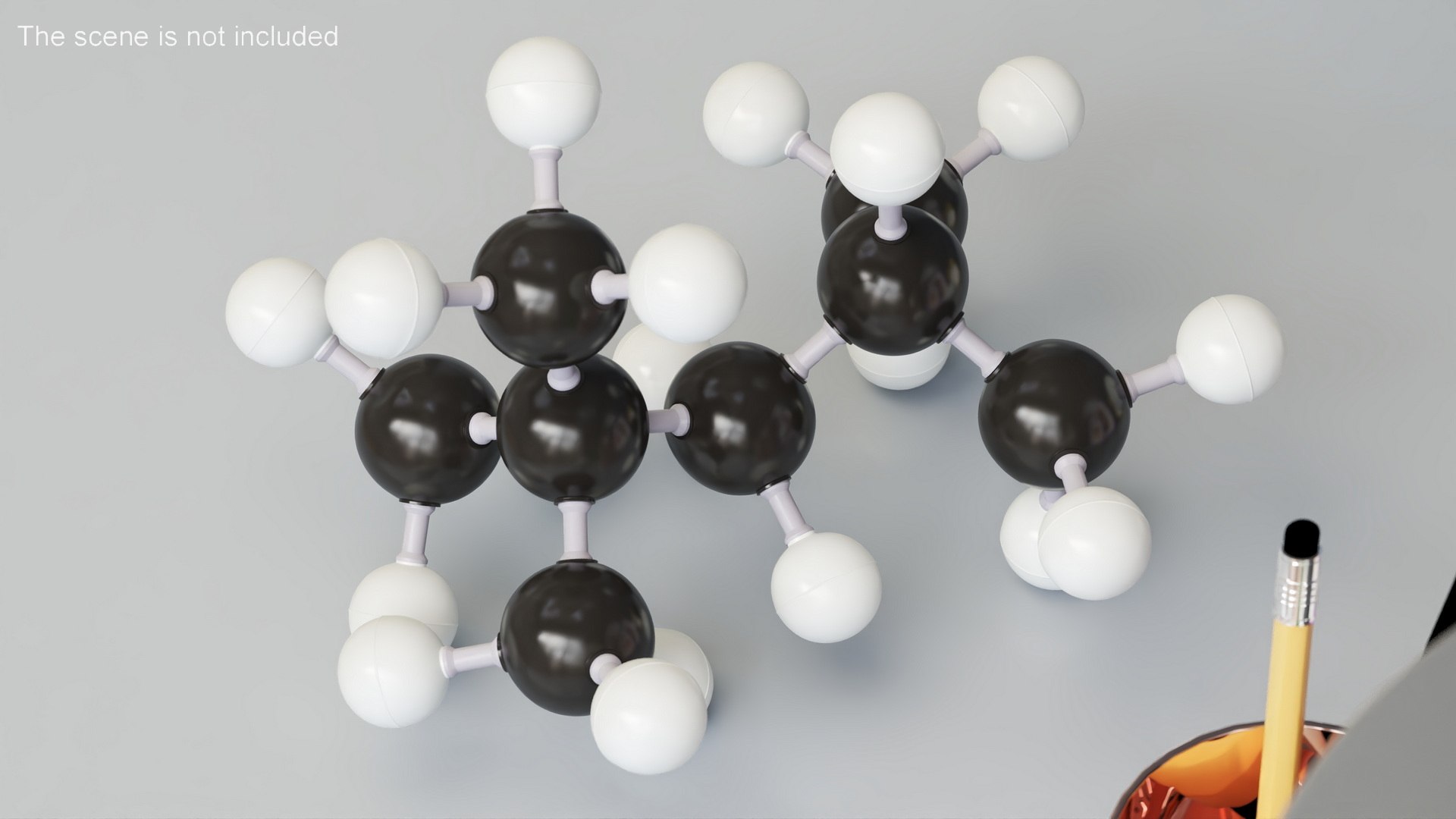 Octane Molecule Structure 3D Model - TurboSquid 2391466