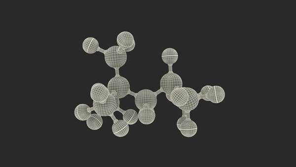 modelo 3d Estructura de la molécula de octano - TurboSquid 2391466