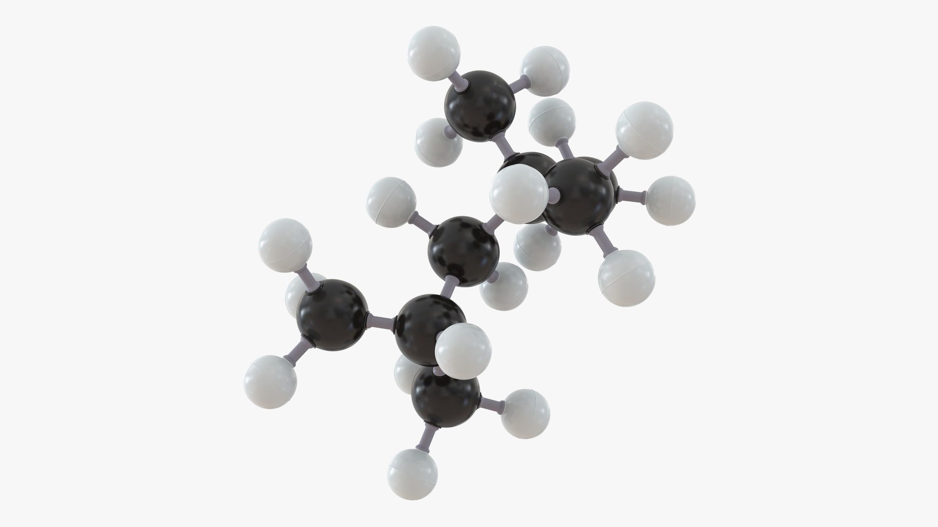 Octane Molecule Structure 3D Model - TurboSquid 2391466