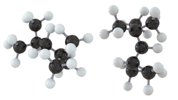 modelo 3d Estructura de la molécula de octano - TurboSquid 2391466