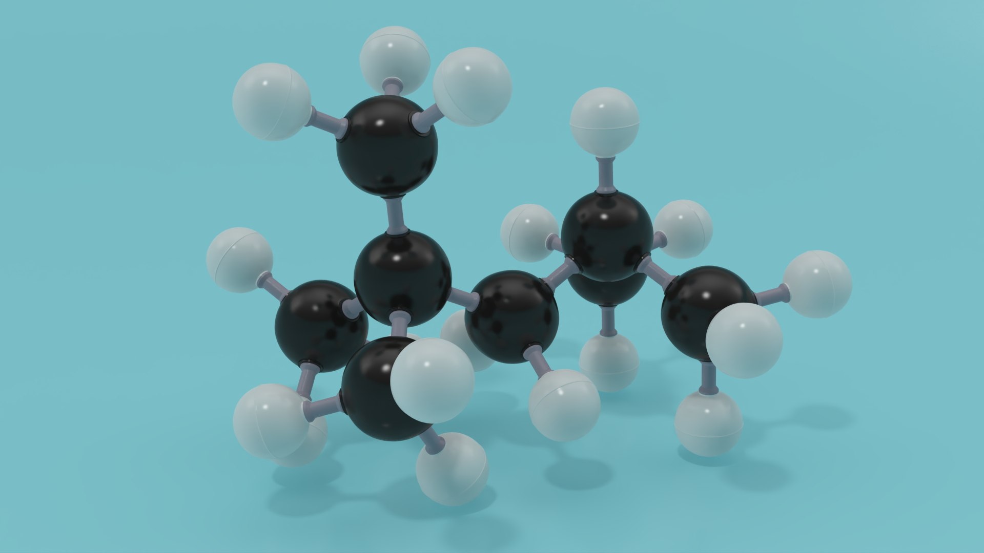 Octane Molecule Structure 3D Model - TurboSquid 2391466
