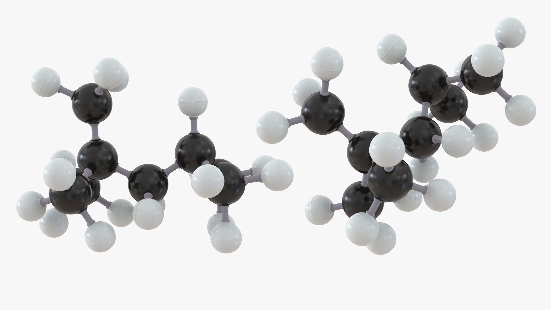 Octane Molecule Structure 3D Model - TurboSquid 2391466