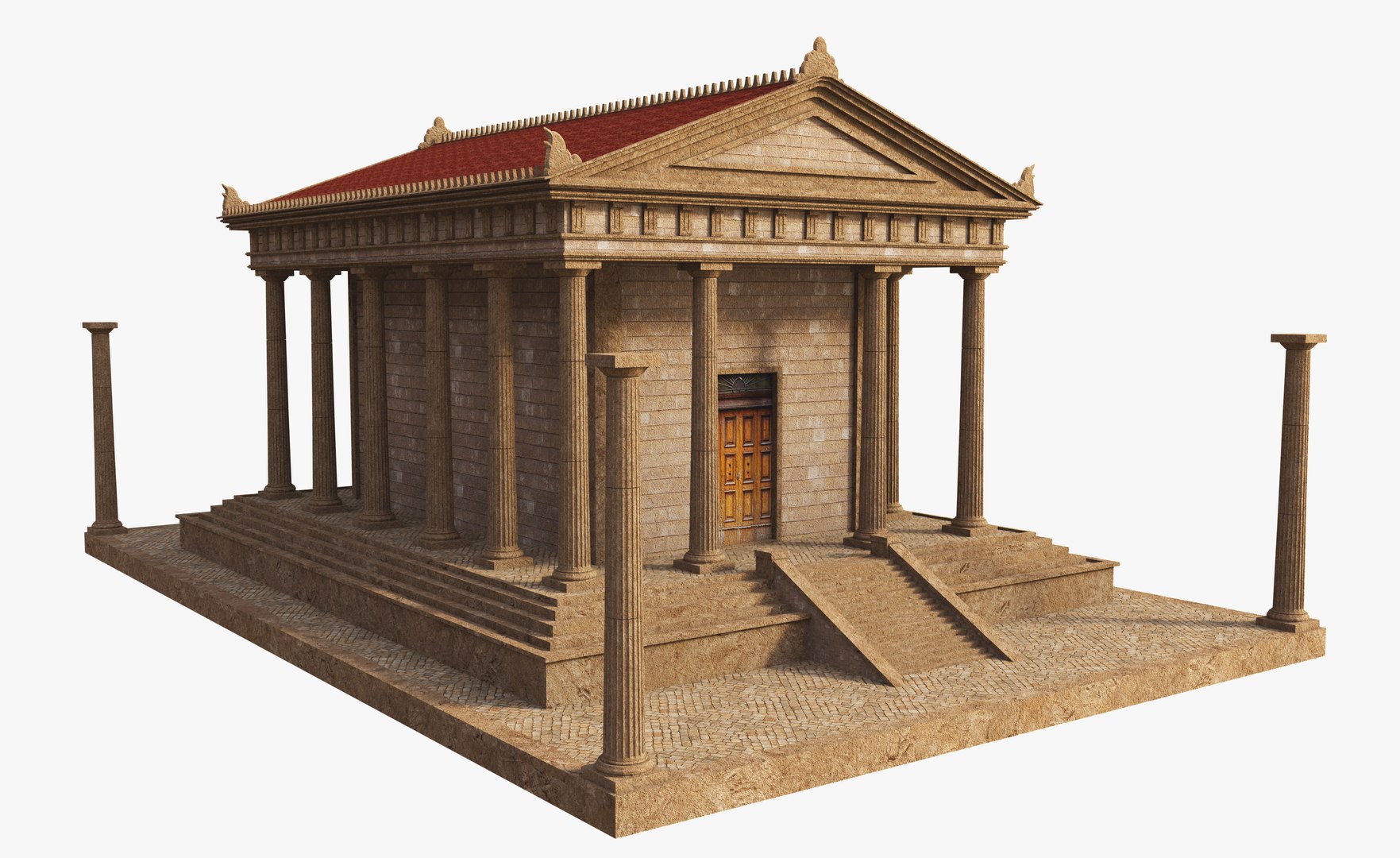 Free 3D Model Classic Ancient Temple - TurboSquid 2451133