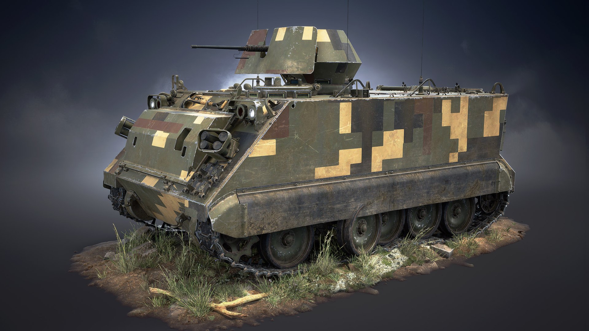 M113 APC Game Ready 3D - TurboSquid 2115318