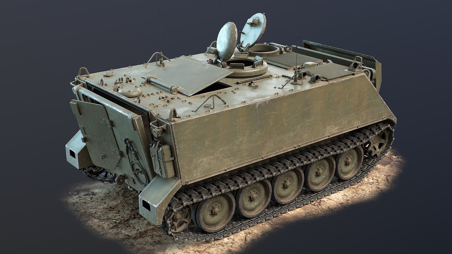 M113 APC Game Ready 3D - TurboSquid 2115318